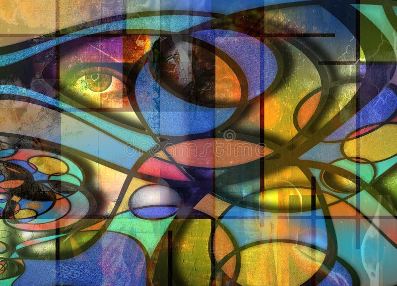 Abstract Vision stock illustration. Illustration of eyes - 189971859