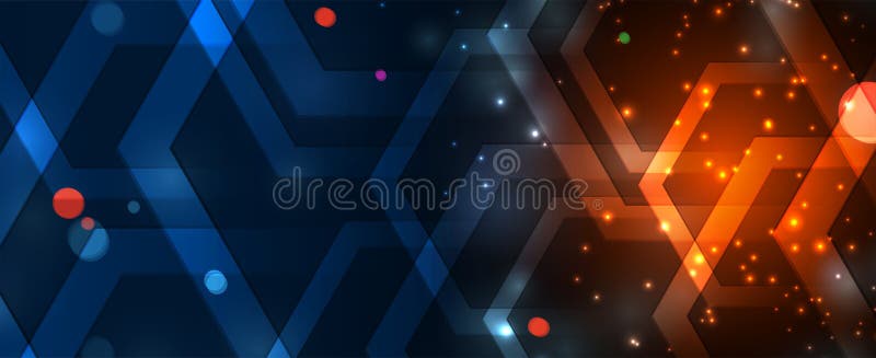 Abstract Visions of a Connected Future Stock Vector - Illustration of ...