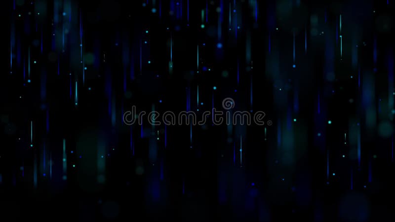 Abstract Visual of Falling Lights Creates a Serene and Calming ...