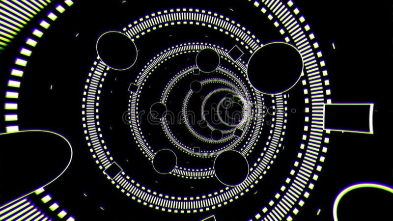 Abstract Visual Loop Concept Multicolored Motion Graphics Background ...