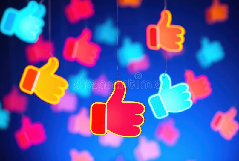 Abstract Visual Representation of a Background Inspired by Social Media ...