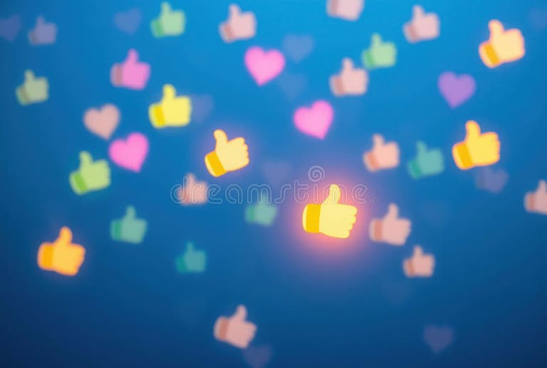 Abstract Visual Representation of a Background Inspired by Social Media ...