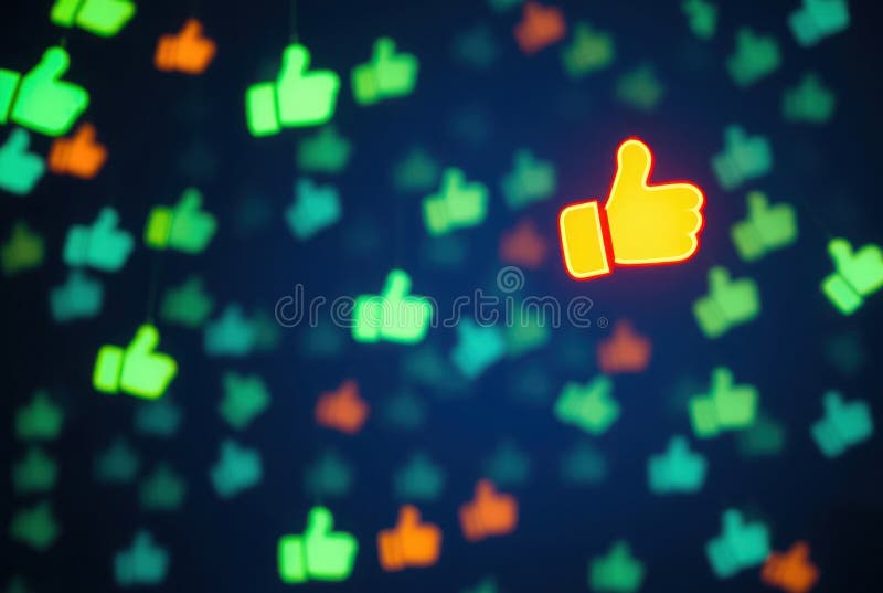 Abstract Visual Representation of a Background Inspired by Social Media ...