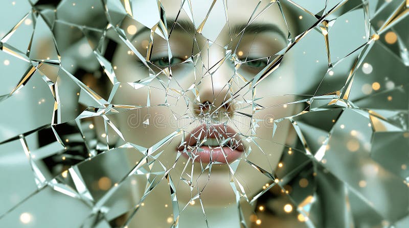 Shattered Mind Concept – Abstract Reflections of Fragmented Thoughts ...