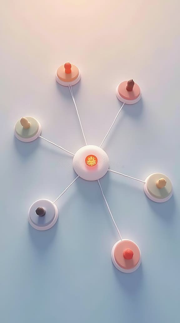 Abstract Visual Representation of Network Connections and Communication ...