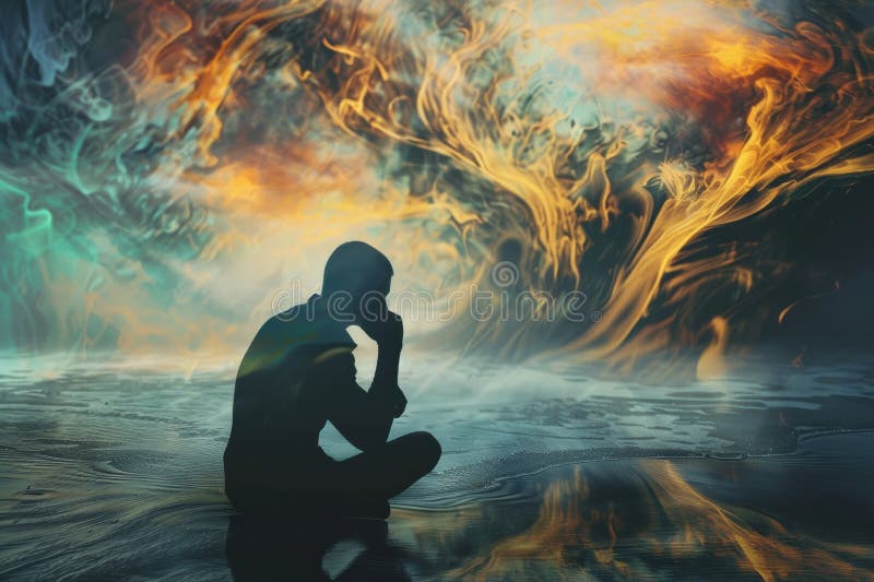 Abstract Visual of Self-analysis and Introspection in Psychology ...