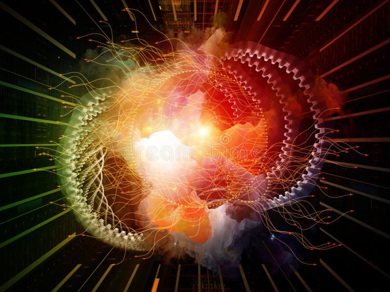 Abstract Visualization Abstraction Stock Illustration - Illustration of ...