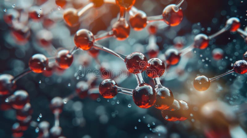 Abstract Visualization of Amino Acids in Scientific and Medical ...