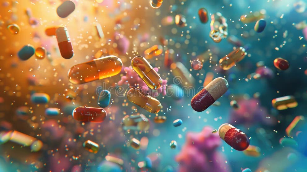 Abstract Visualization of Amino Acids in Scientific and Medical ...