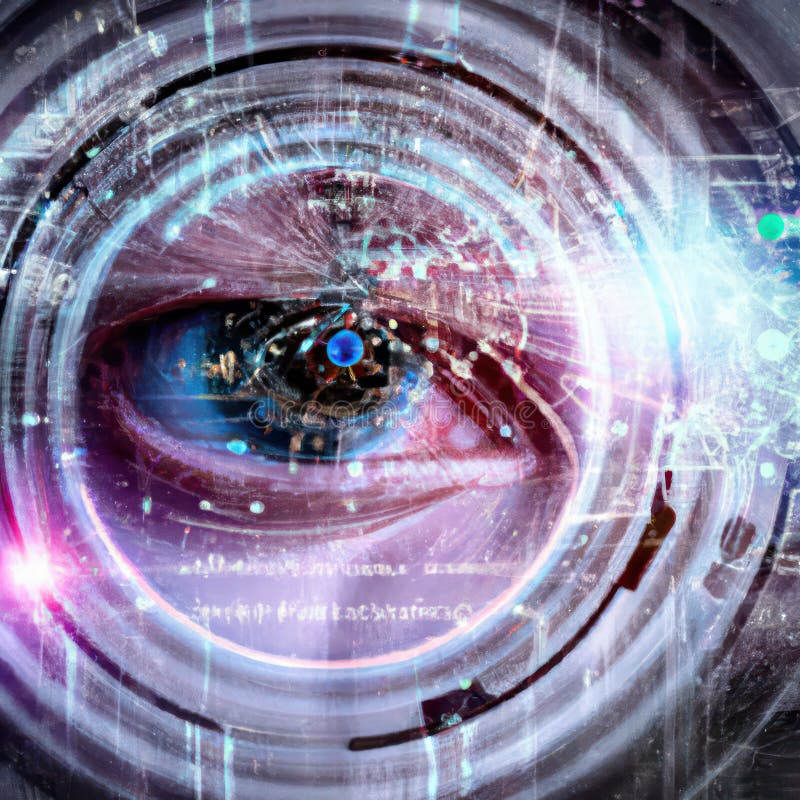 Abstract Visualization of Artificial Intelligence Stock Illustration ...