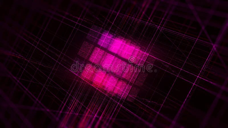 Abstract Visualization Of Artificial Intelligence Self Transformation And Learning Animation