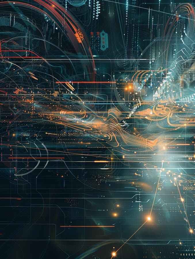 An Abstract Visualization Of Big Data Processing With Information 8209
