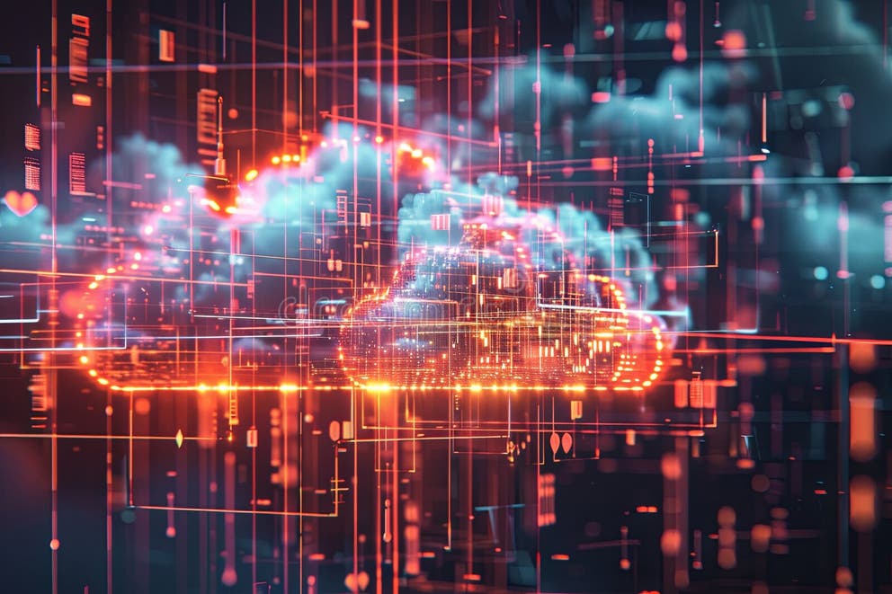 An Abstract Visualization of Cloud Computing with Digital Elements ...