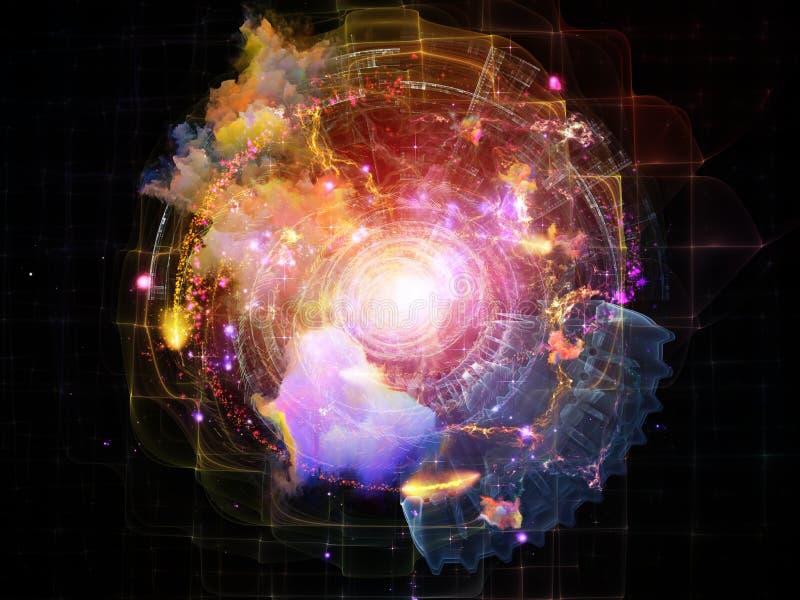 Abstract Visualization Composition Stock Illustration - Illustration of ...