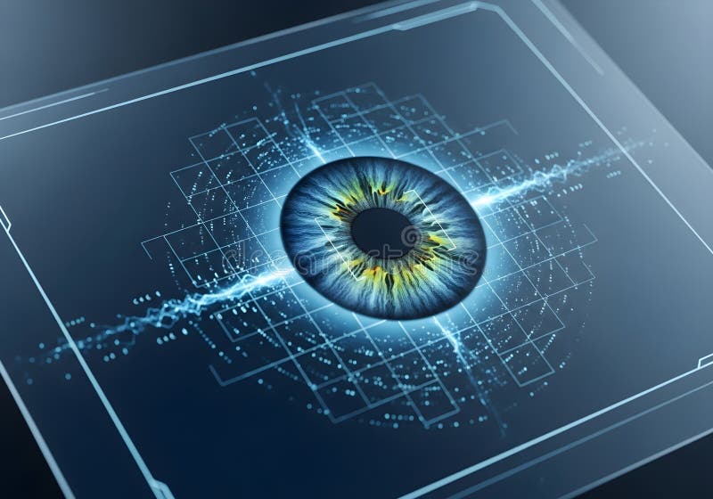 Abstract Visualization of Cybersecurity with Binary Code Stream and ...