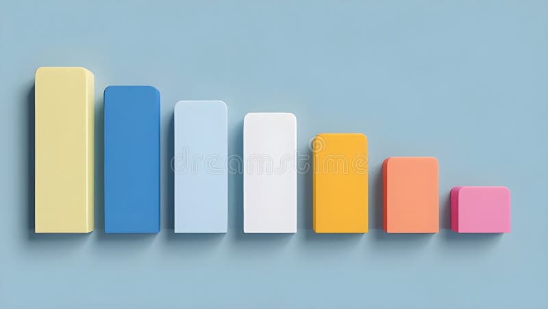 Abstract Visualization of Data Growth and Trends Depicted by a Series ...