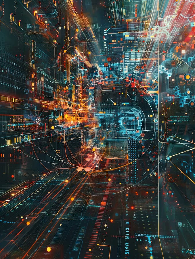 An Abstract Visualization Depicting Massive Information Streams ... An Abstract Visualization Depicting Massive Information Streams ...