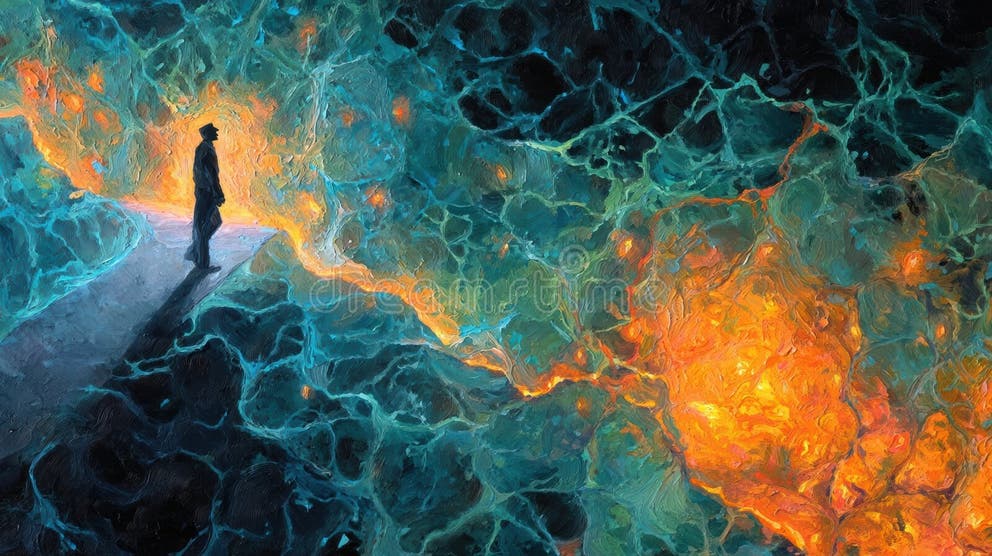 Abstract Visualization of Dopamine Process Connected with Human ...