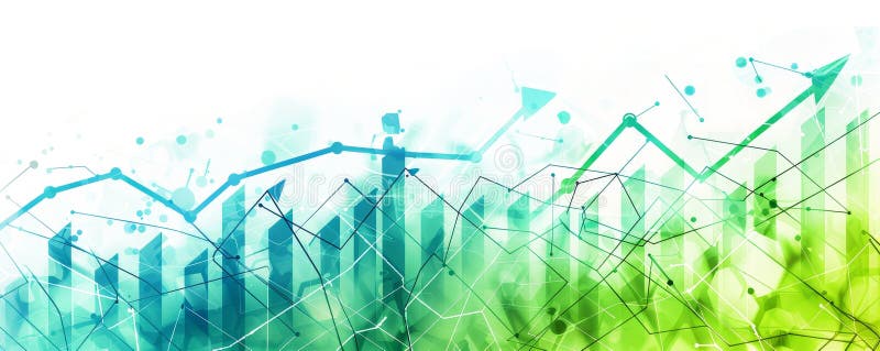 Abstract Visualization of Financial Growth: Soaring Arrows and Dynamic ...