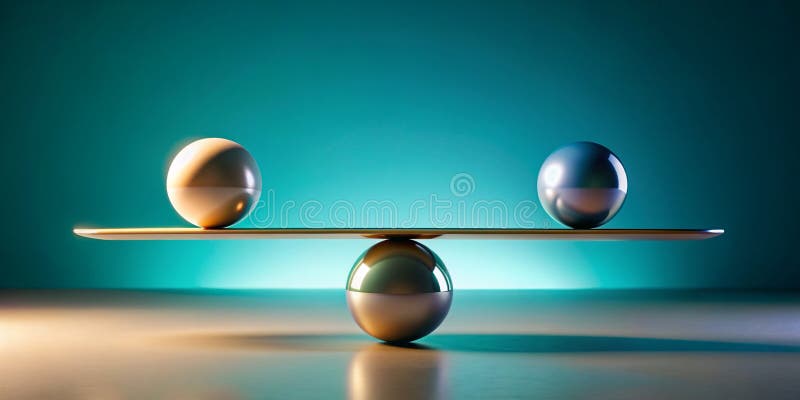 An Abstract Visualization of the Idea of Balance and Equilibrium AI ...