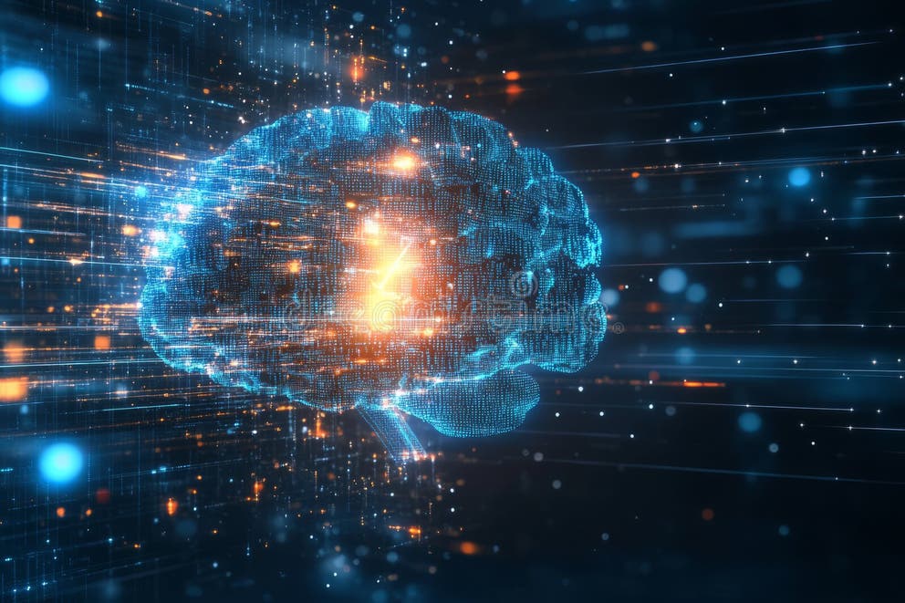 Abstract Visualization of Machine Learning, Floating Code Fragments ...