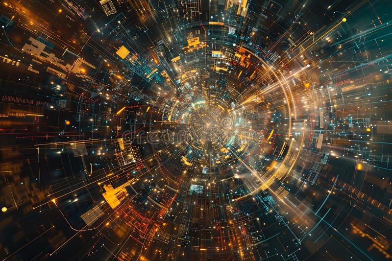 An Abstract Visualization Of Massive Data Streams And Complex Graphs