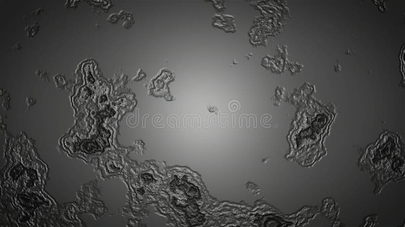 Abstract Visualization of Microorganisms Under Microscope. Motion Stock ...