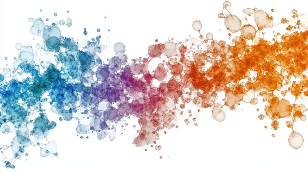 Abstract Visualization of Molecular Dynamics Simulations with AI Stock ...