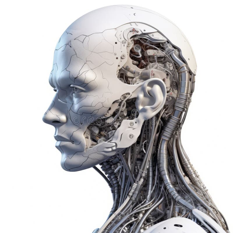 Cyborg Statue Stock Illustrations – 727 Cyborg Statue Stock ...