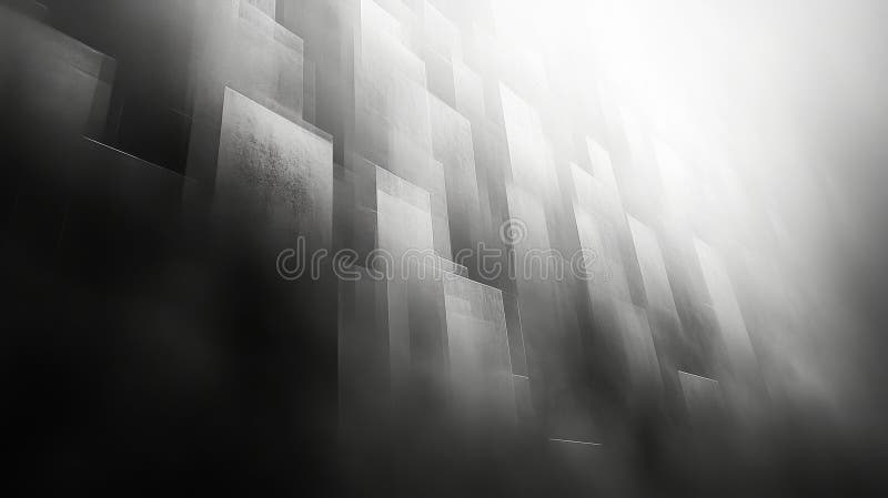 Abstract Visualization of a Textured Wall in Grayscale with a Dramatic ...