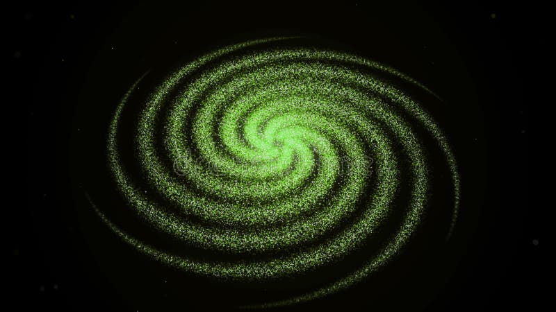 Abstract Visualization of a Universe Genesis in Outer Space. Animation ...