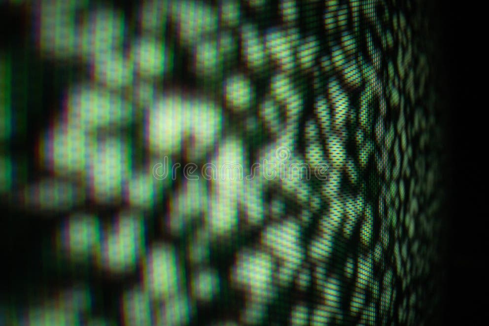Abstract Visuals of Pixelated Screen Reflection Pattern Stock Photo ...