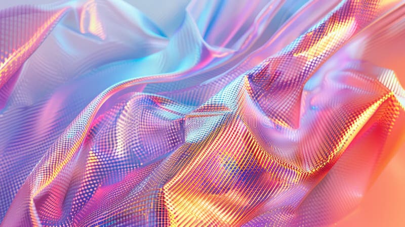 Abstract Vivid Color Wave Effect Express and Emphasize Energetic Liquid ...