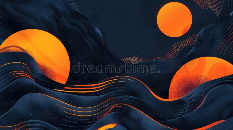 Abstract Vivid Color Wave Effect Express and Emphasize Energetic Ripple ...