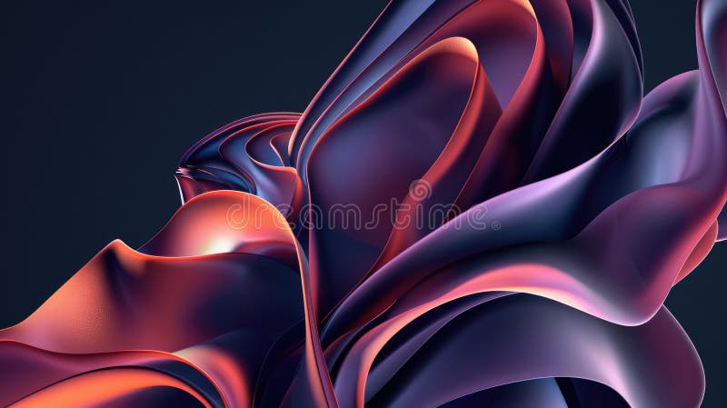 Abstract Vivid Color Wave Effect Express and Emphasize Energetic ...