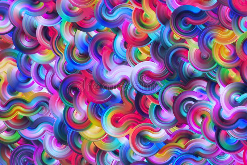 Abstract Vivid Colors Pattern Background Stock Illustration ...