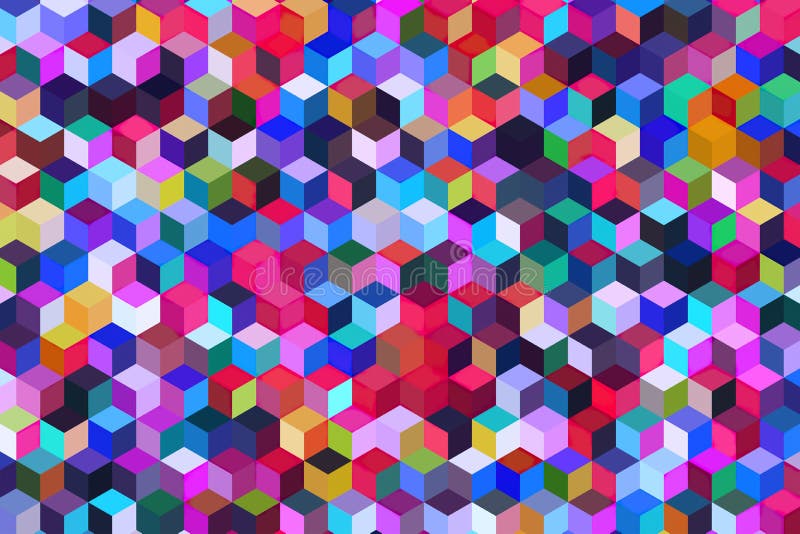 Abstract Vivid Colors Pattern Background Stock Illustration ...