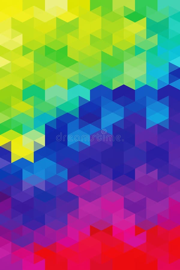 Abstract Vivid Rainbow Colors Background Stock Illustration ...