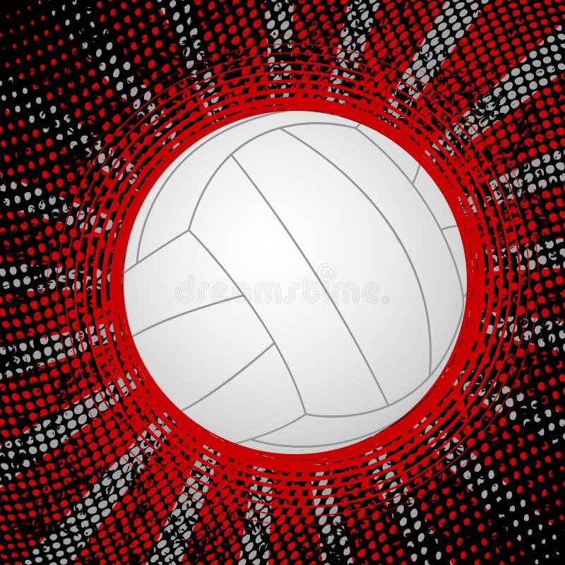 Abstract Voleyball Background Stock Vector - Illustration of black ...