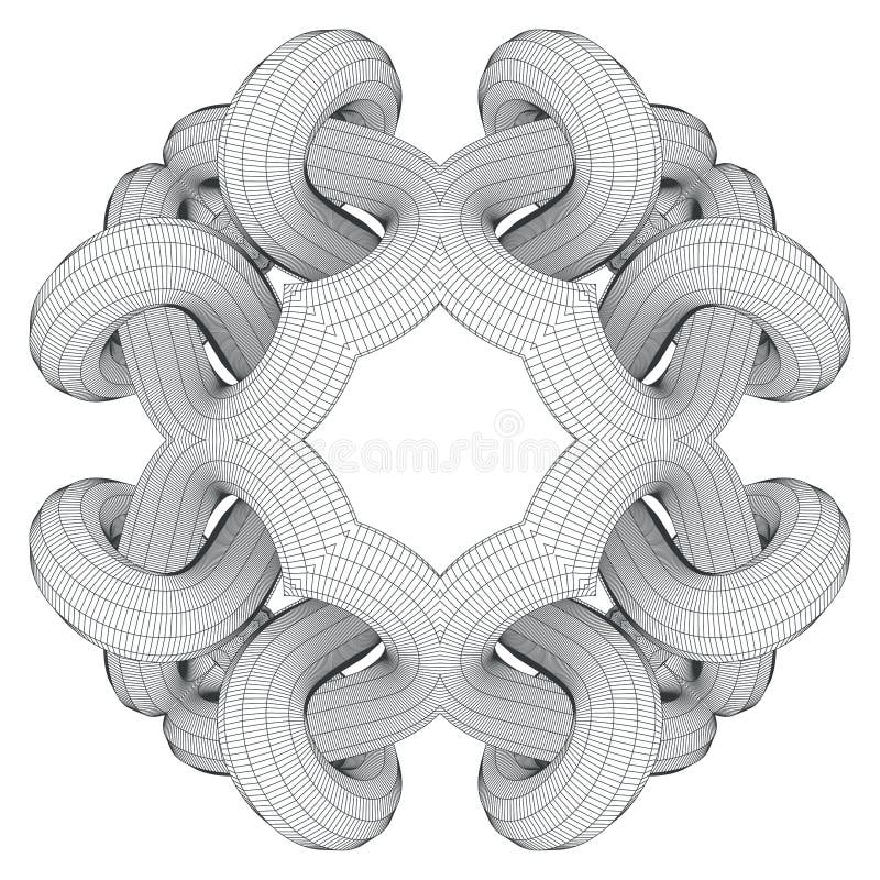 Volumetric Wireframe English and Russian Alphabet Witn Numbers. 3d ...