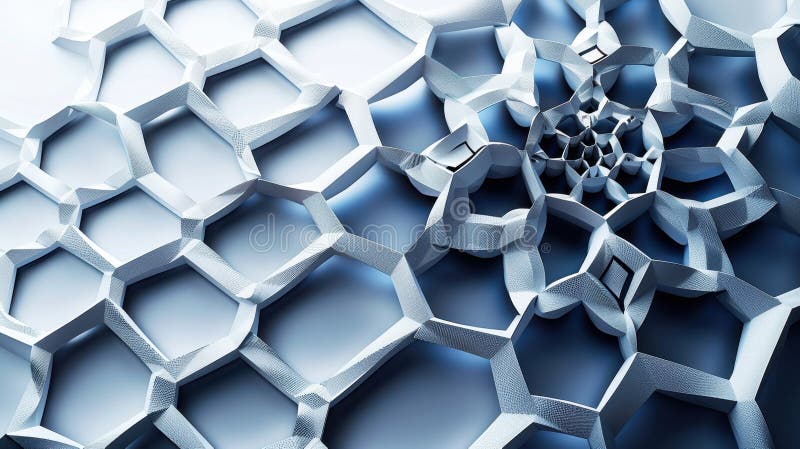 Abstract Volumetric Grid with Cells. Grid Texture Stock Illustration ...