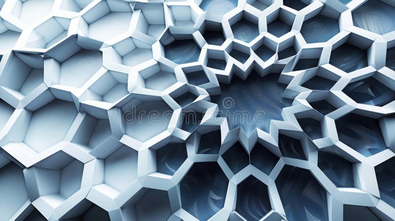 Abstract Volumetric Grid with Cells. Grid Texture Stock Photo - Image ...
