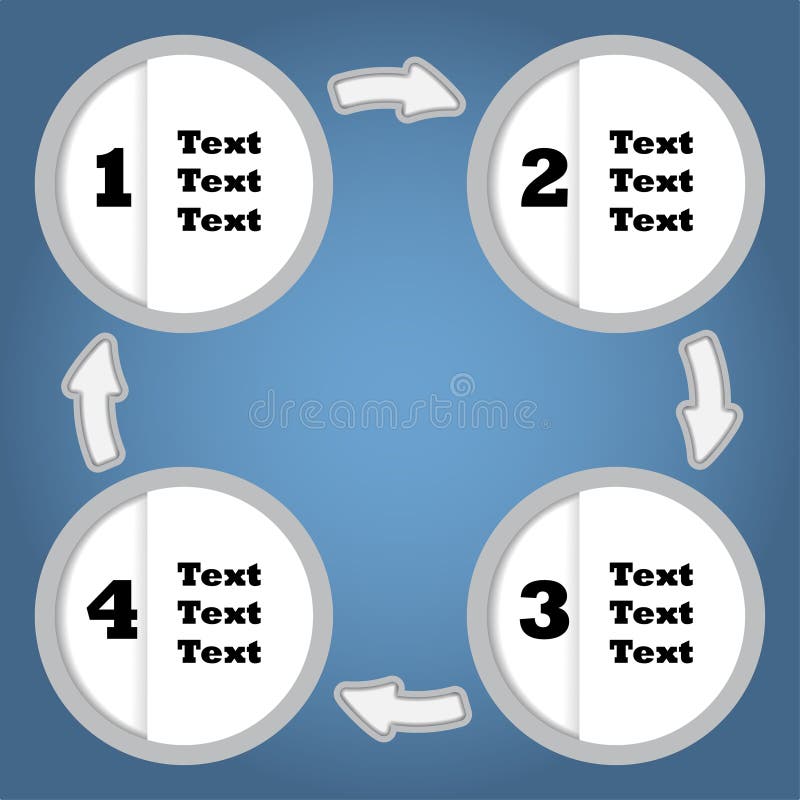 Abstract Volumetric Round Infographic Stock Vector - Illustration of ...