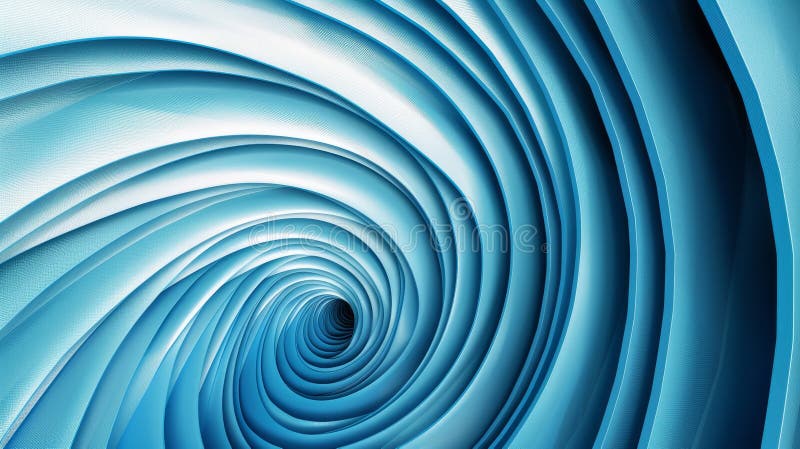 Abstract Vortex, Blue Swirling Pattern, Spiral Shape, Design Element ...