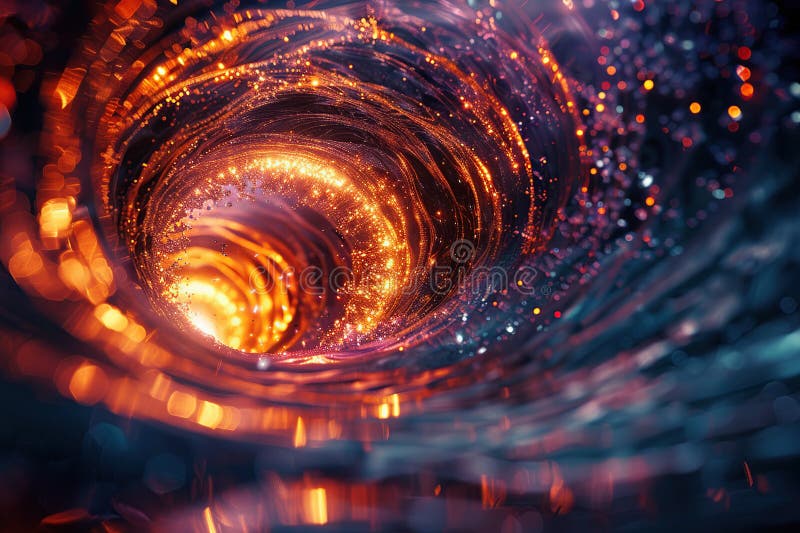 Abstract Vortex of Light stock image. Image of glow - 339303735