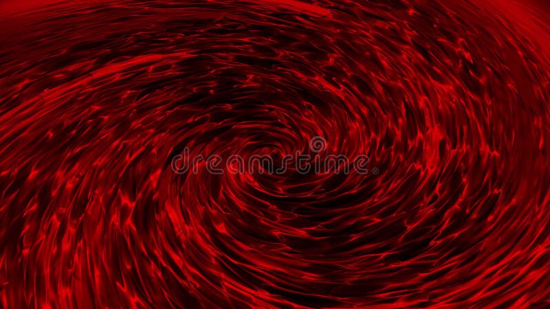 Abstract Vortex of Liquid Substance of Red Color, Seamless Loop ...