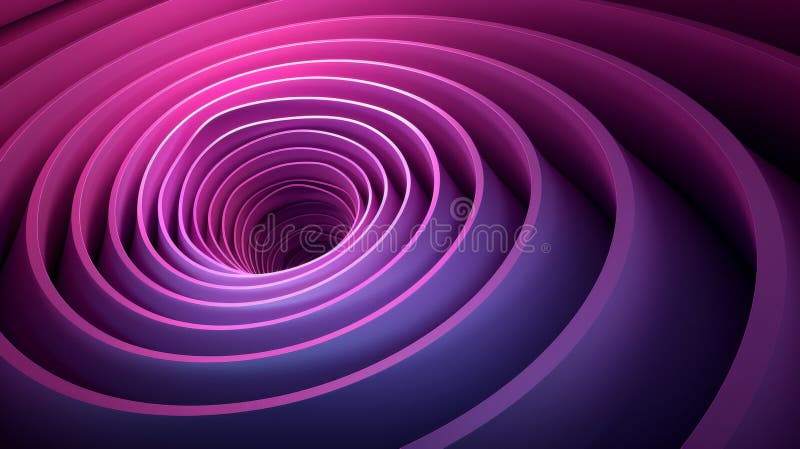 Abstract Vortex Whorl Background with Purple Gradient Spirals, Graphic ...