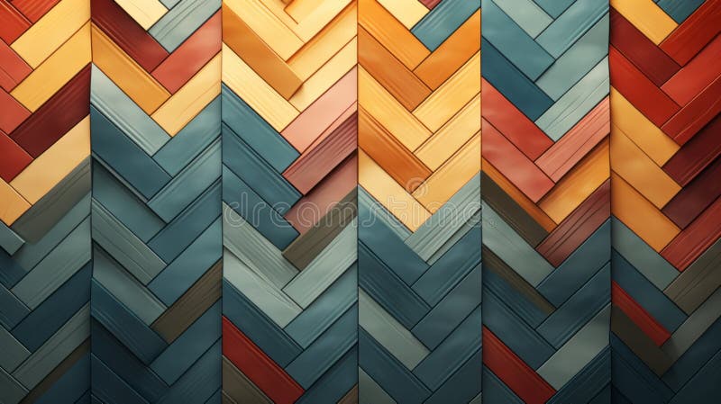 This Abstract Wall Art Captures the Vibrant Complexity of the Geometric ...