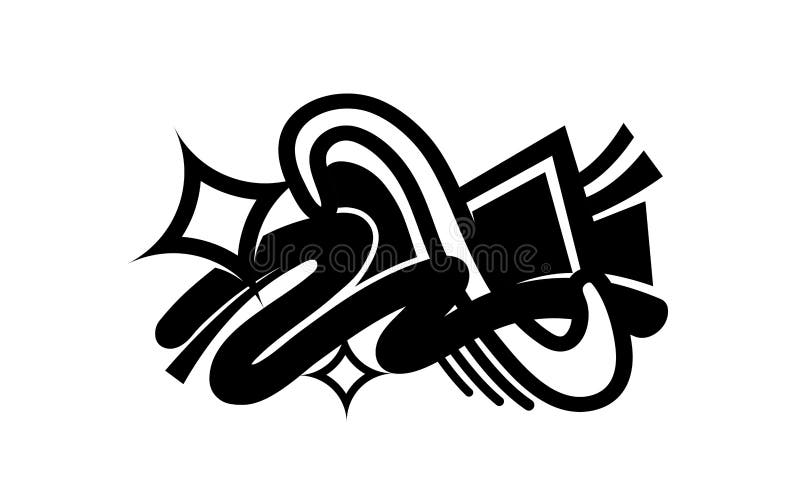 Abstract wall art sticker stock vector. Illustration of wall - 62821412