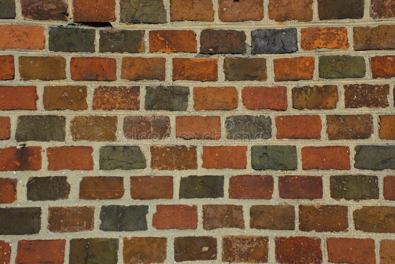 Abstract Wall Background Made of Old Burnt Brick Stock Photo - Image of ...